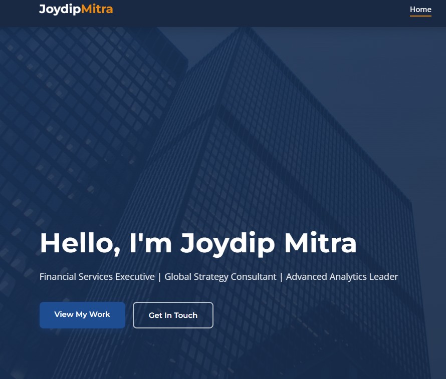 Joydip Mitra | Financial Services Executive